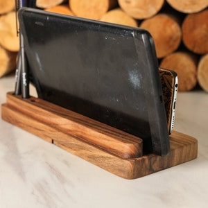 Wooden Tablet Holderwooden Tablet Standwooden iPad - Etsy