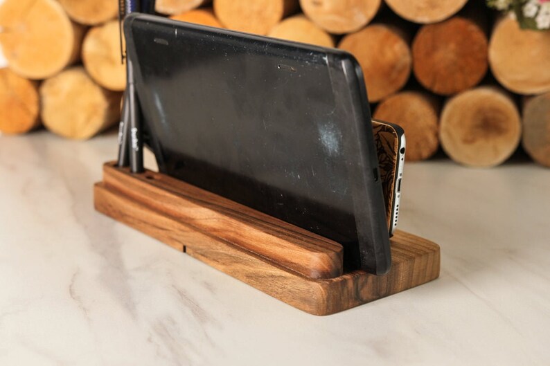 Wooden Tablet Holderwooden Tablet Standwooden Ipad - Etsy