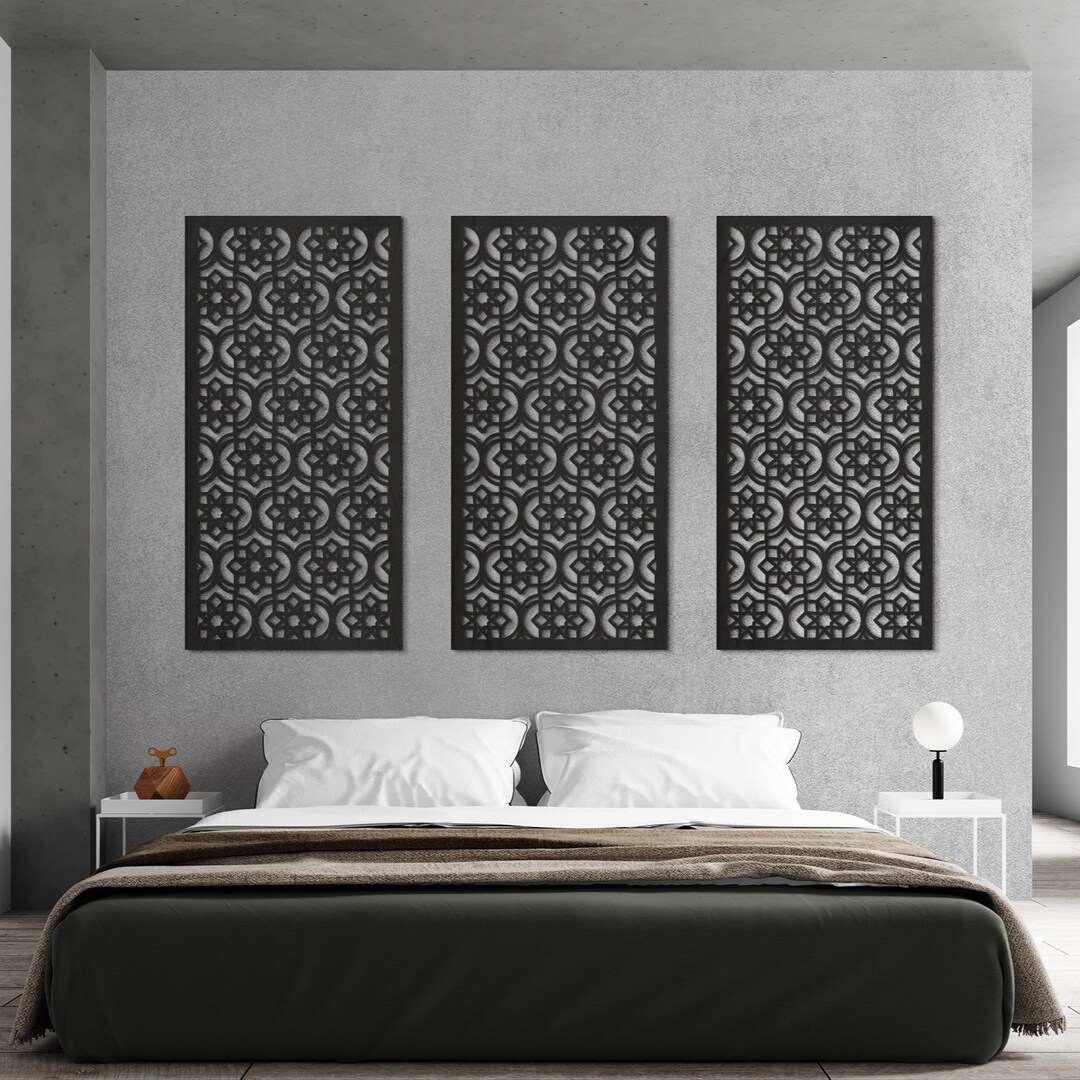 Moroccan Wood Panel, Moroccan Wall Panel, Moroccan Lattice Panels ...