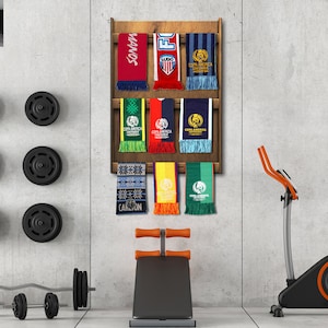 Soccer Scarf Rack,soccer Scarf Display,football Scarf Display,sport ...