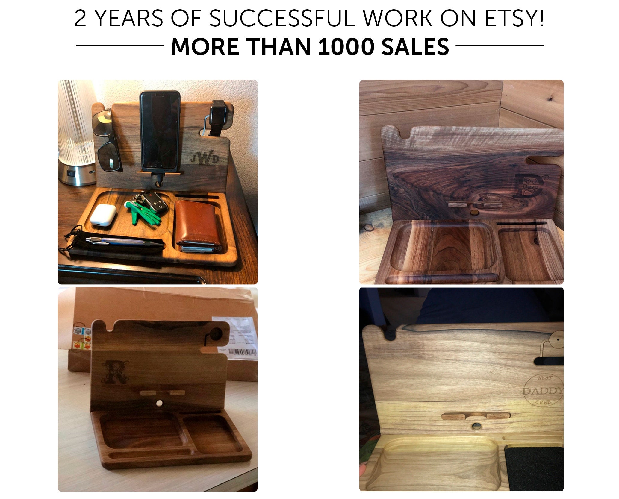 Dock Station for Men Family Docking Station Wood Docking | Etsy