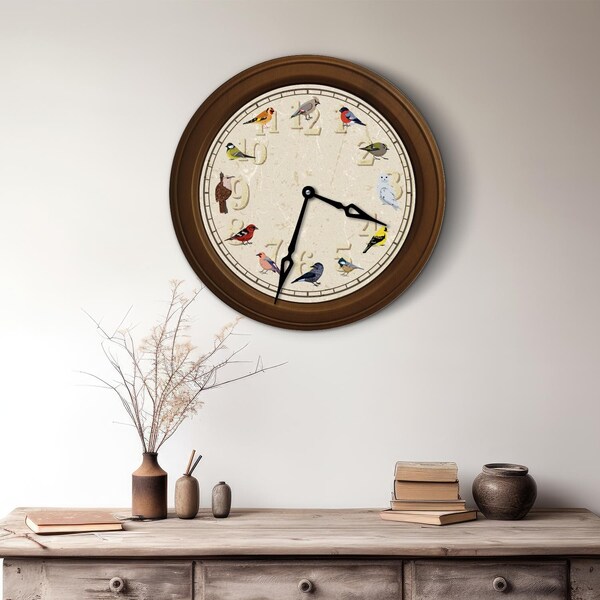 Birds Wall Clock - Etsy