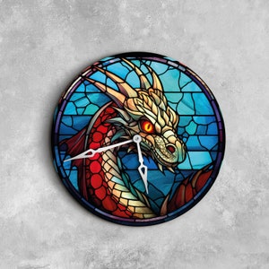 Dragon Wall Clock, Fantasy Clock, Wall Clock Unique, Modern Wall Clock ...