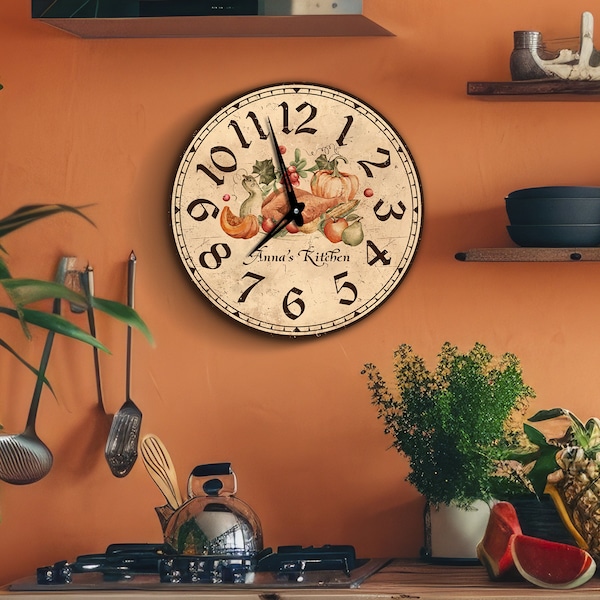 Kitchen Wall Clock - Etsy