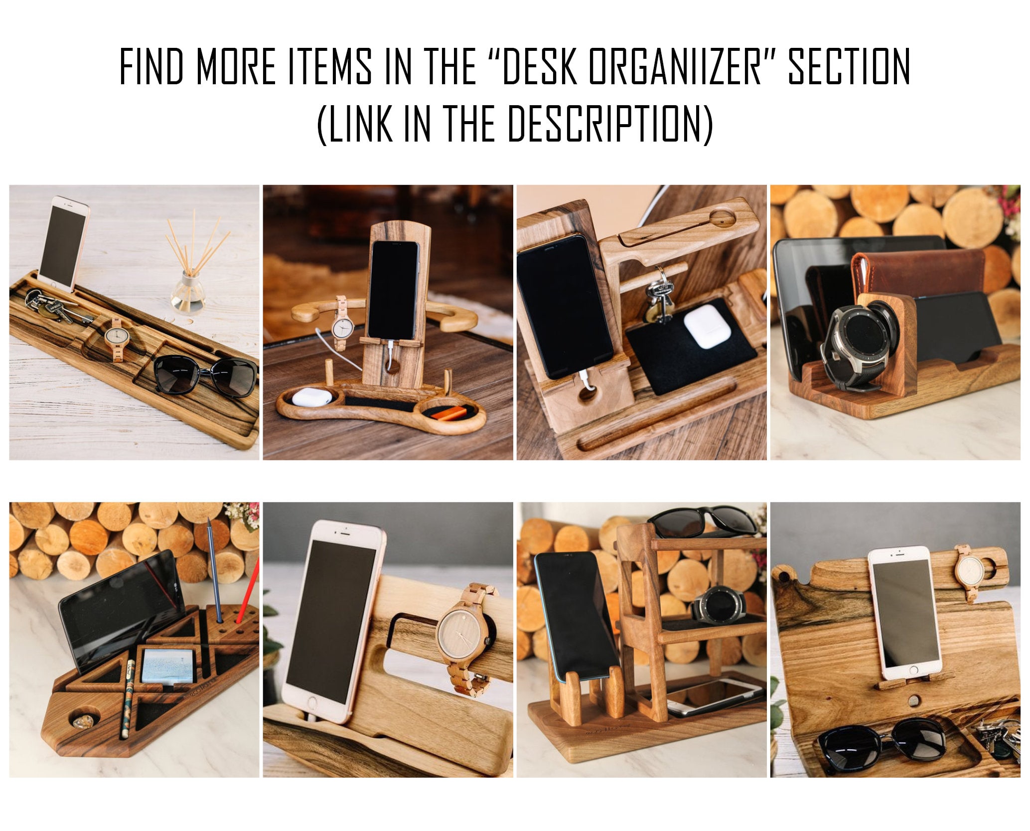 Dock Station for Men, Family Docking Station, Wood Docking Station for ...