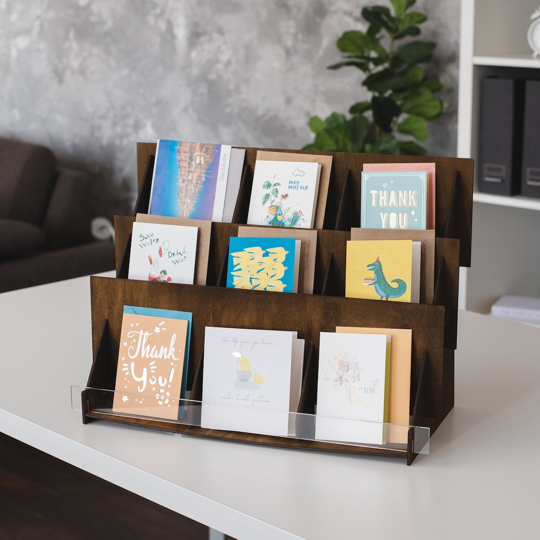 Greeting Card Display Stand, Postcard Display Stand, Sticker Display ...