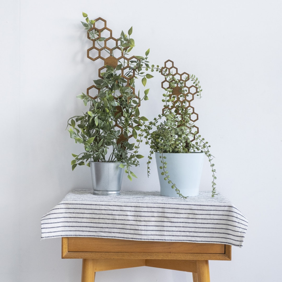 Hexagon Trellis, Indoor Plant Trellis, Honeycomb Trellis, Geometric ...