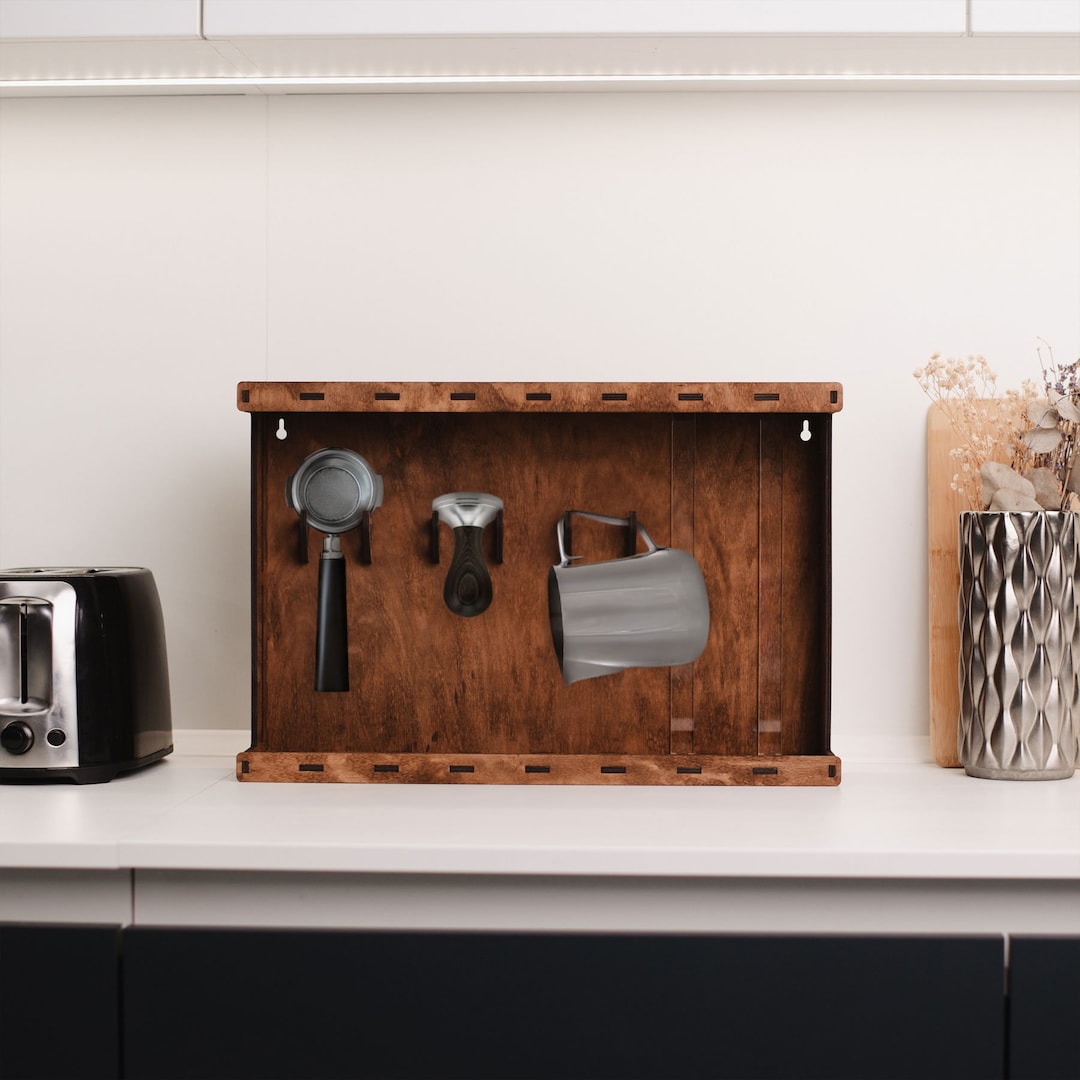 Barista Rack, Portafilter Holder, Barista Tools Stand,tamper Station ...