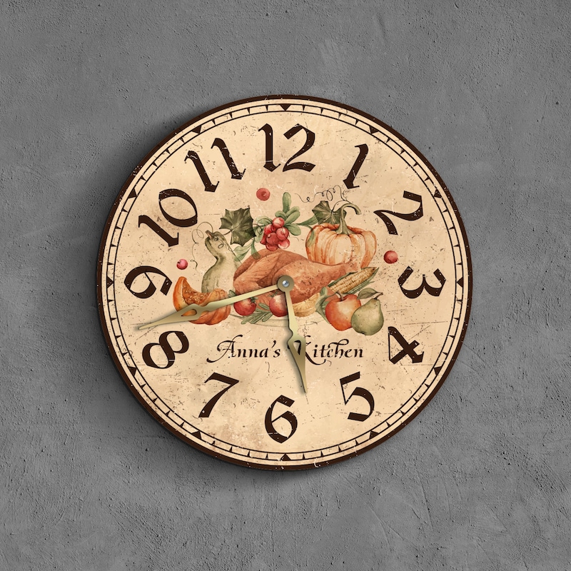 Kitchen Wall Clock - Etsy