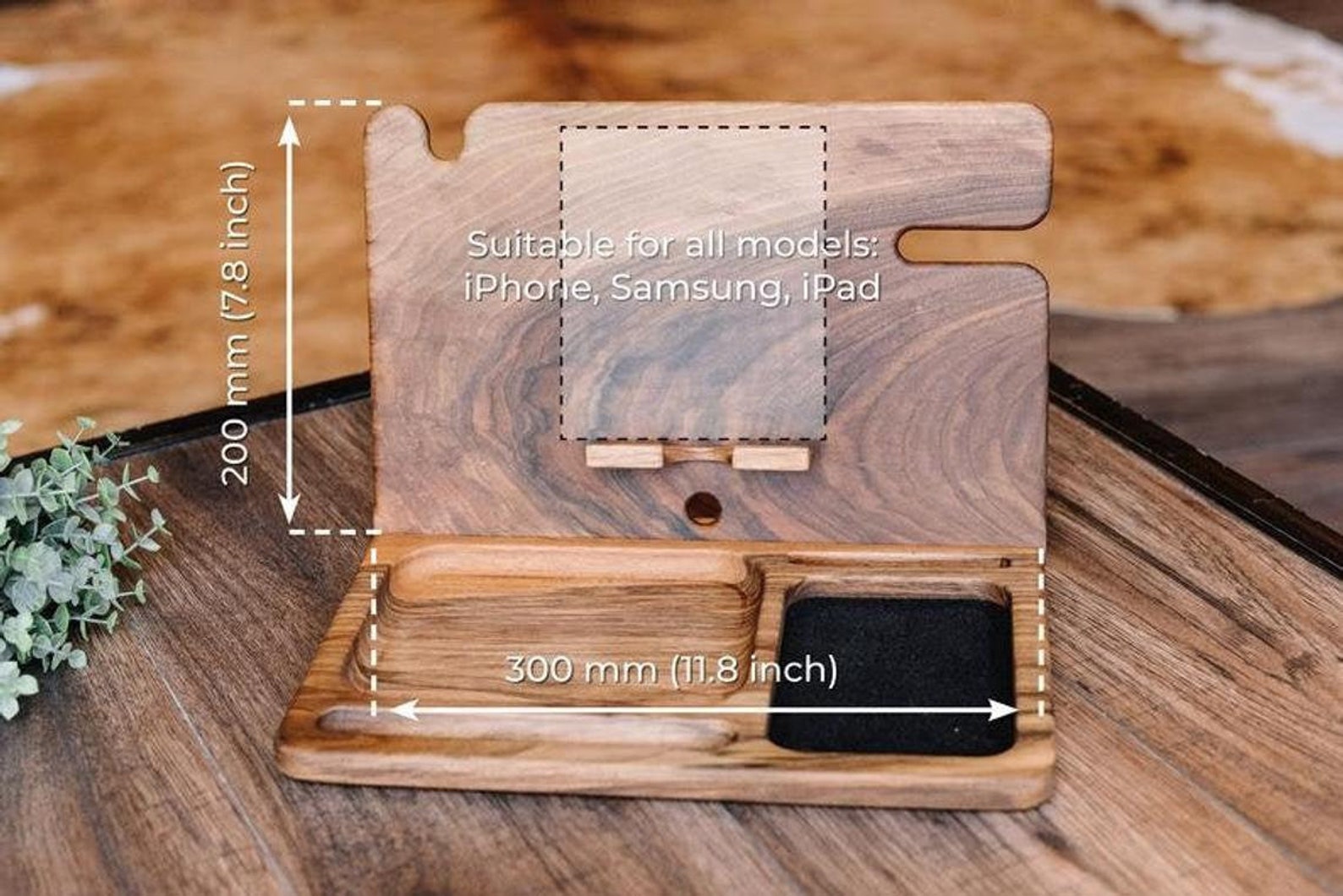 Cell Phone Stand,watch Stand,cell Phone Holder,night Stand Valet,iphone ...