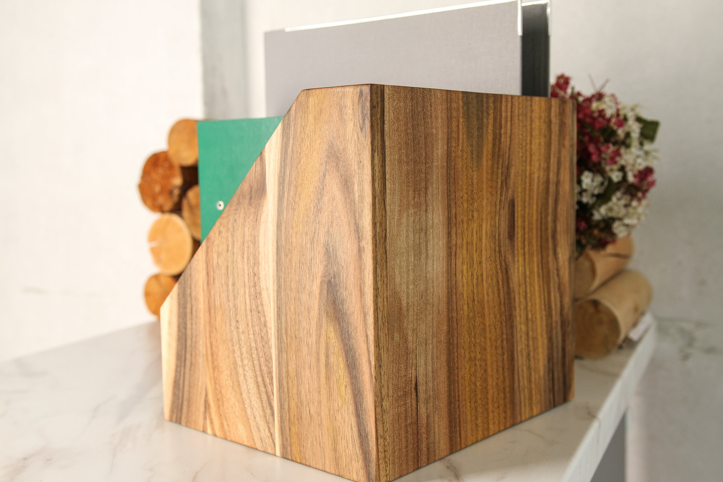 File Storage, Wooden File Holder, Document Holder, Desk Shelf Organizer ...