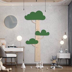 Tree Growth Chart,family Growth Chart,wooden Height Chart,kids Height ...