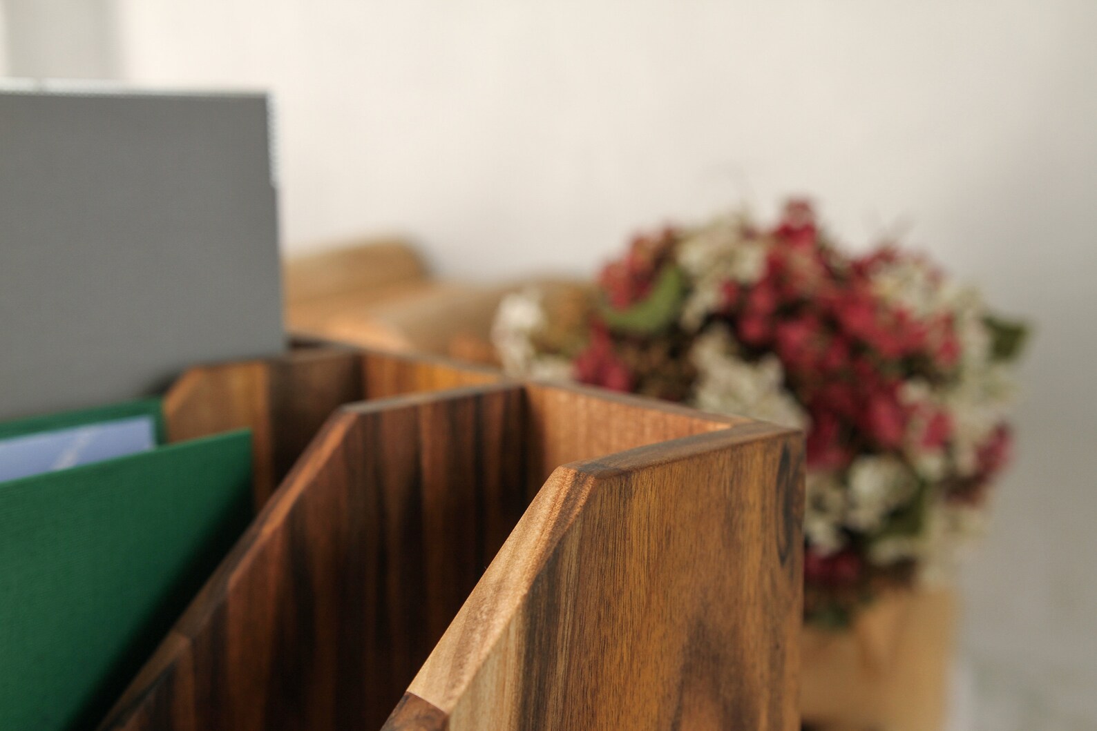 File Storage Wooden File Holder Document Holder Desk Shelf | Etsy