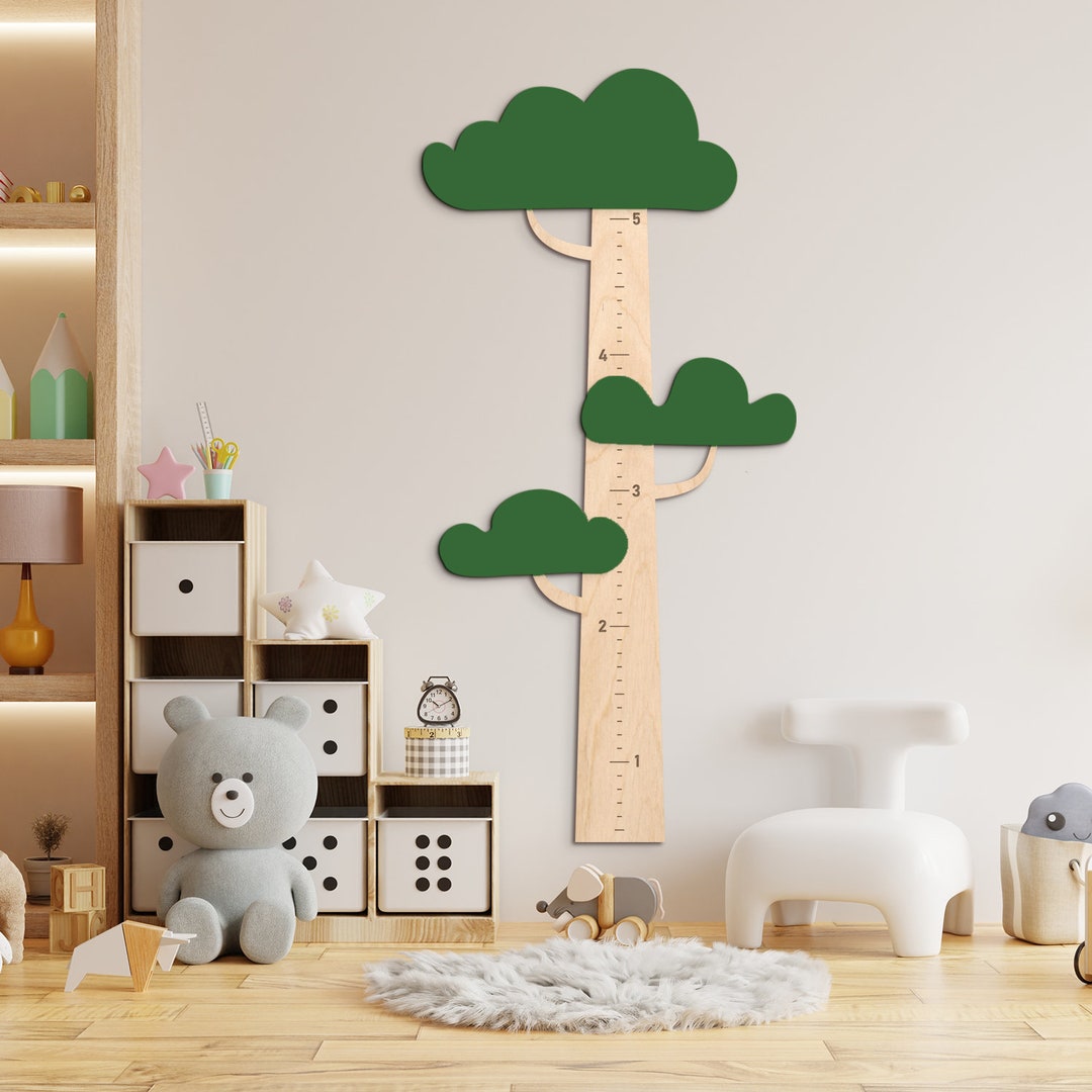 Tree Growth Chart,family Growth Chart,wooden Height Chart,kids Height ...