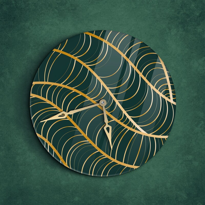 Gold Wall Clock - Etsy