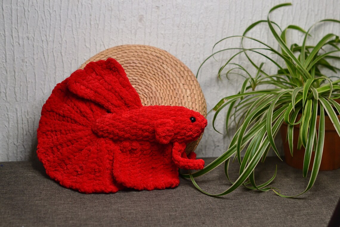 Betta Fish Crochet Amigurumi Pattern - Etsy
