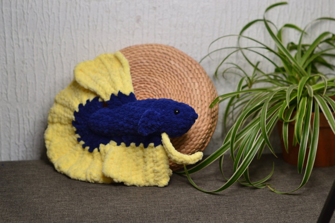 Betta Fish Crochet Amigurumi Pattern - Etsy