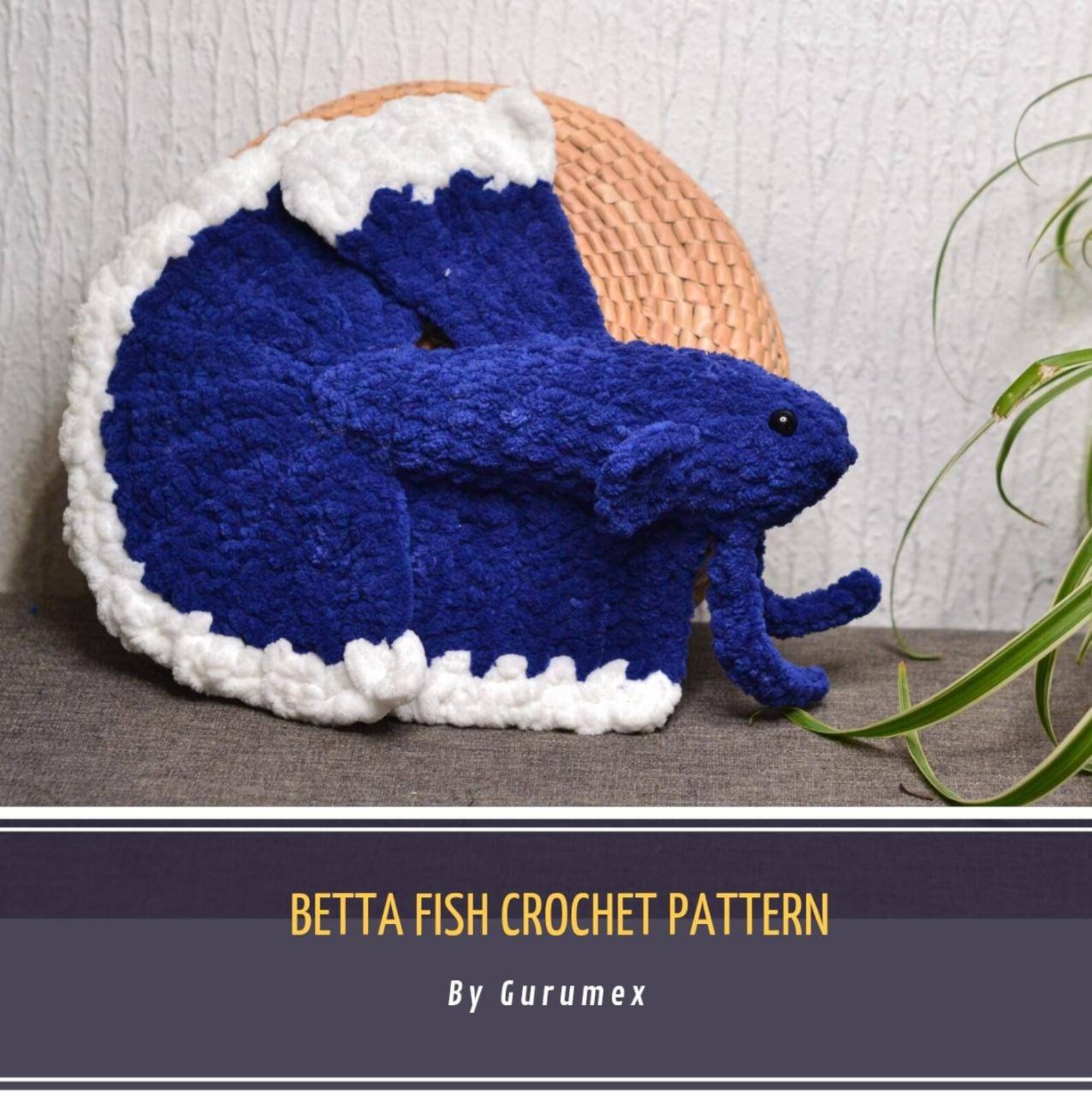 Betta Fish Crochet Amigurumi Pattern - Etsy