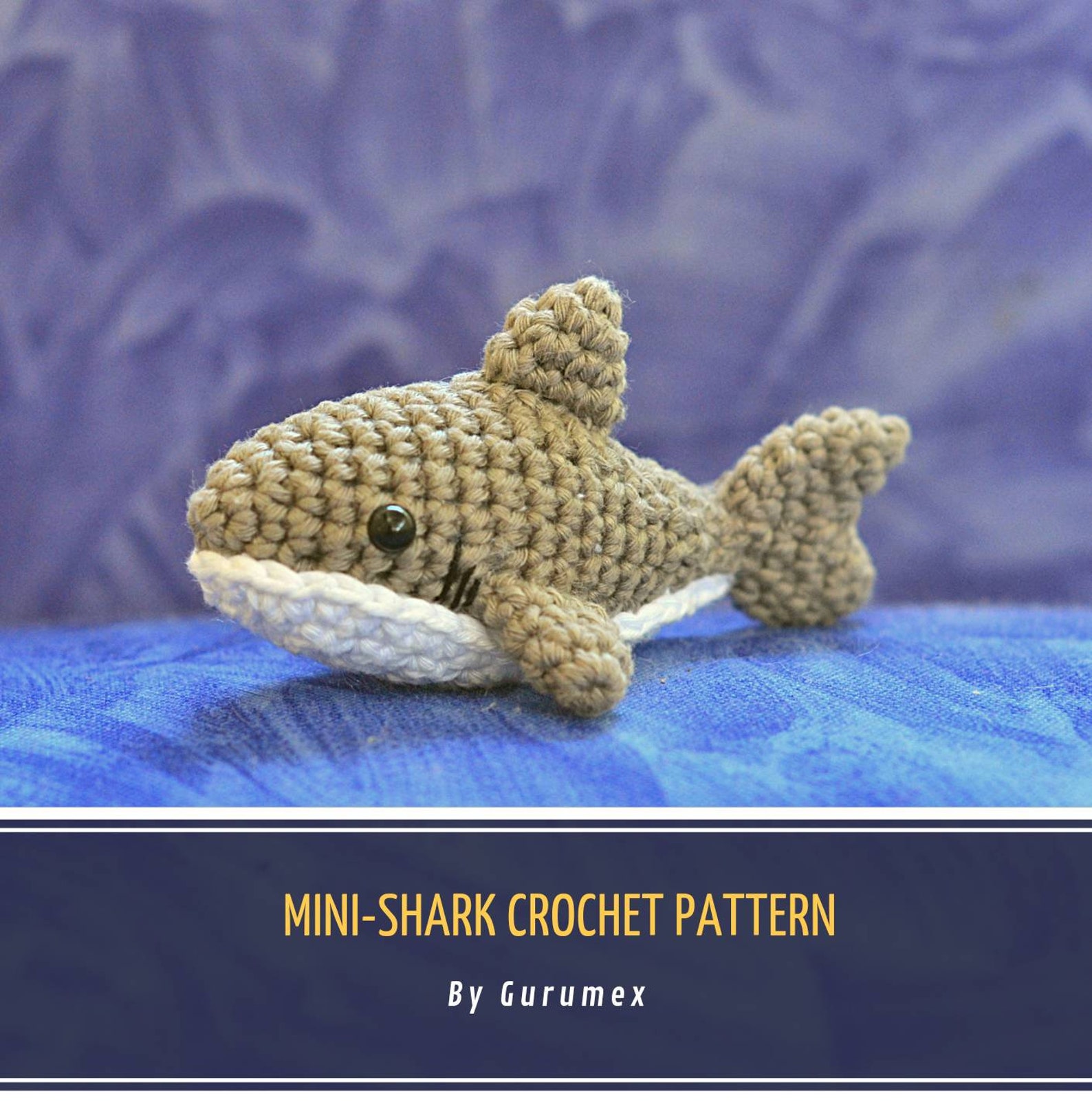 Mini-shark Crochet Pattern - Etsy
