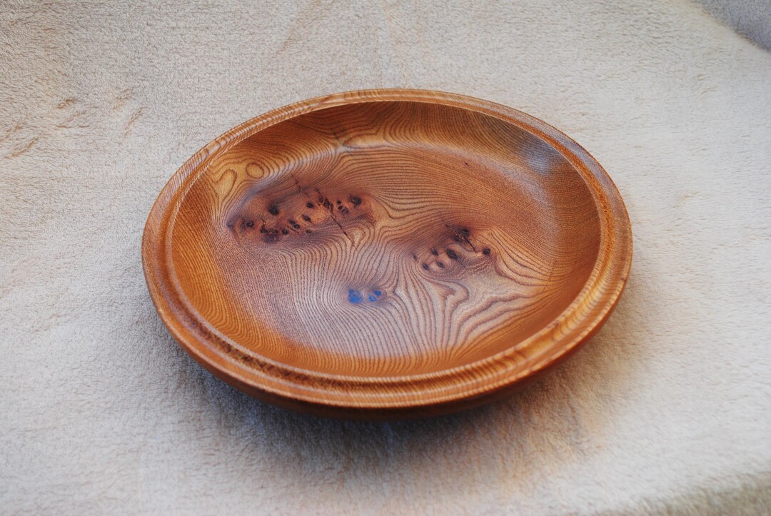 Hand Turned Burr Wych Elm Fruit Platter: Scottish Wood Bowl - Etsy