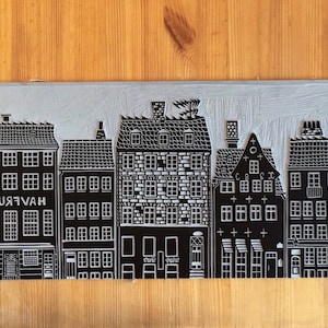 Copenhagen Original Linocut Print, Copenhagen Gift, Copenhagen Linocut ...