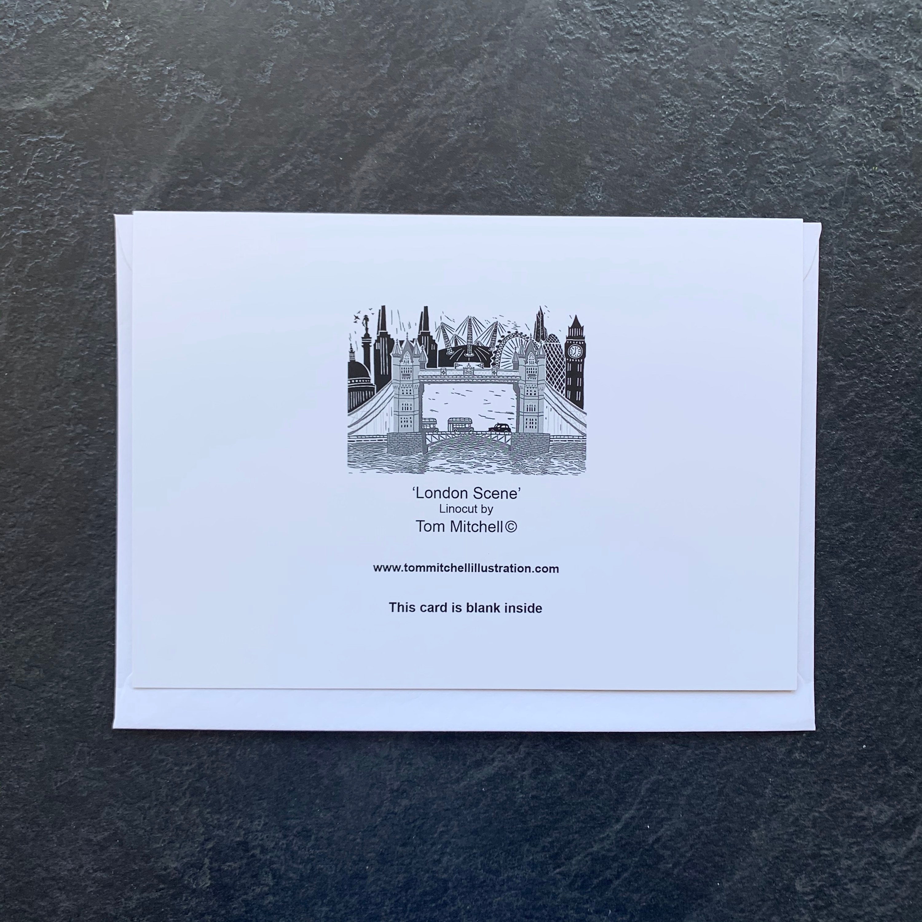 London Scene Greetings Card, London Card, London Landscape, London Gift ...