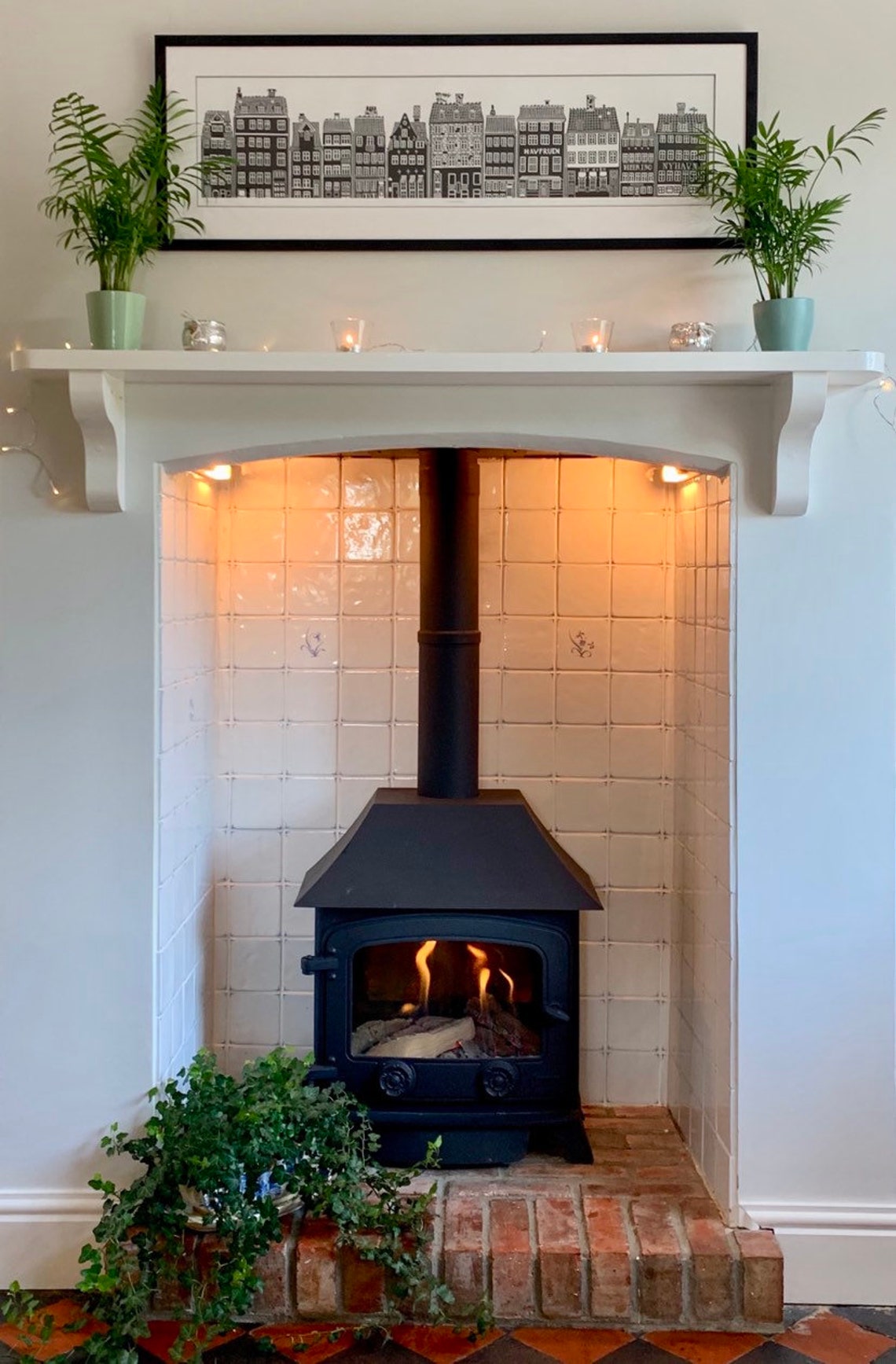 Copenhagen Original Linocut Print, Copenhagen Gift, Copenhagen Linocut ...