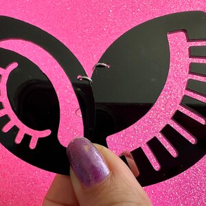 Unique Eye Earrings: Laser Cut Acrylic Eyes, Minimalist Earrings ...