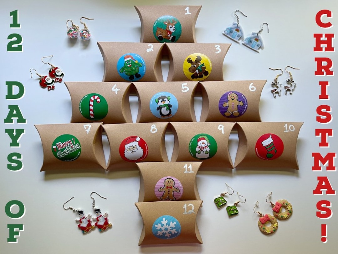 Advent Calendar (earring-licious): 12 Days of Christmas Earrings ...