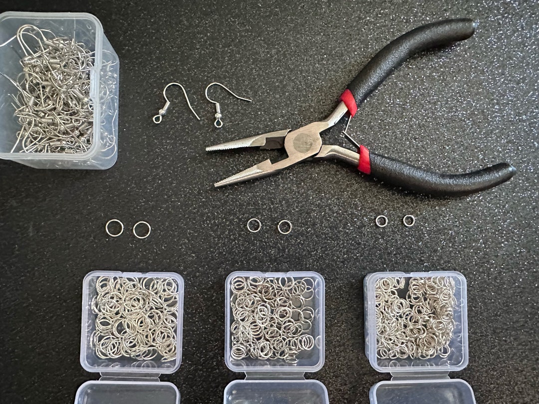 Earring Repair Kit to Fix Most Broken Earrings: Jewelry Pliers, Jump ...