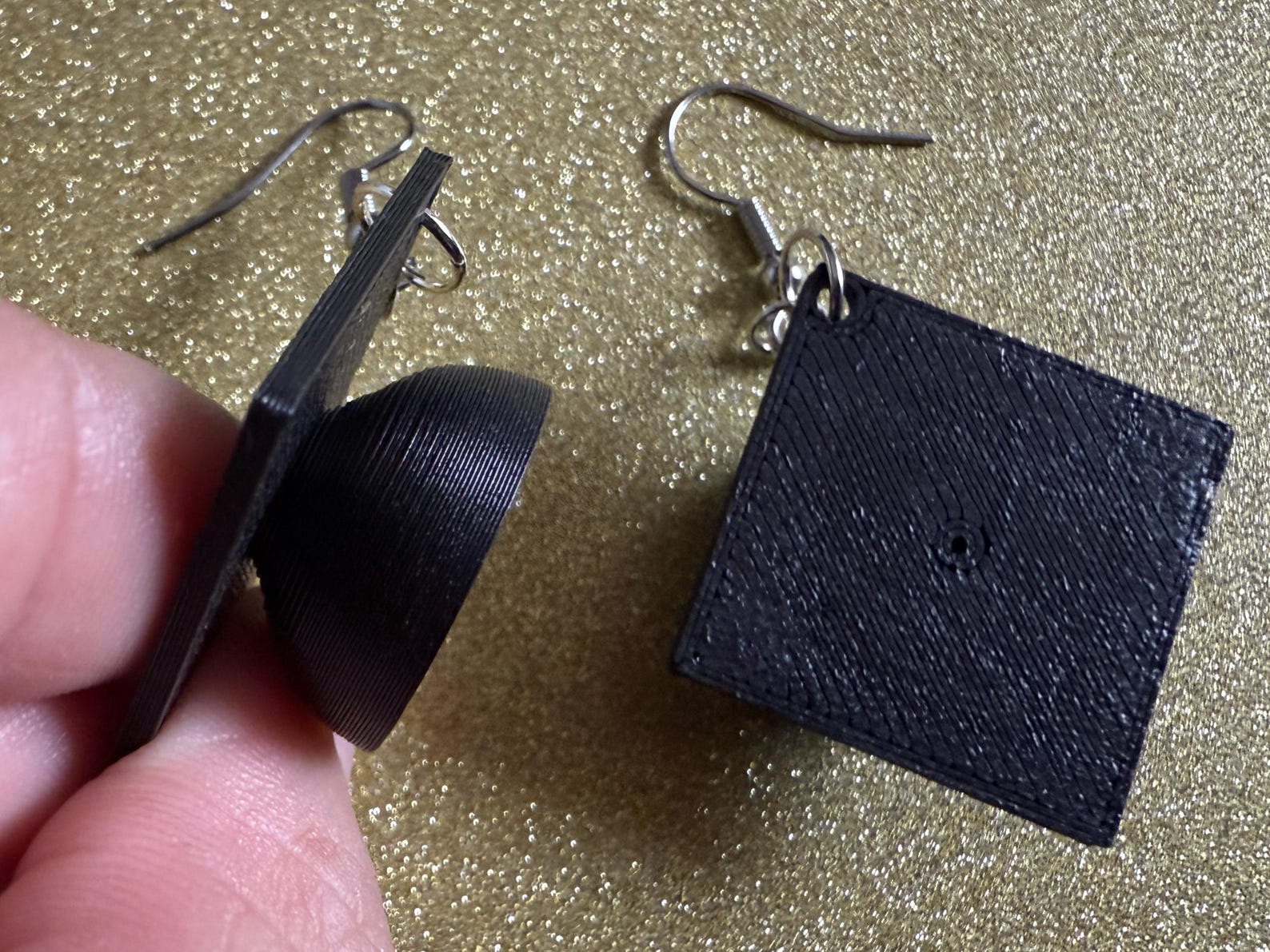Graduation Hat Earrings: 3D Printed Earrings, Teacher, Student ...