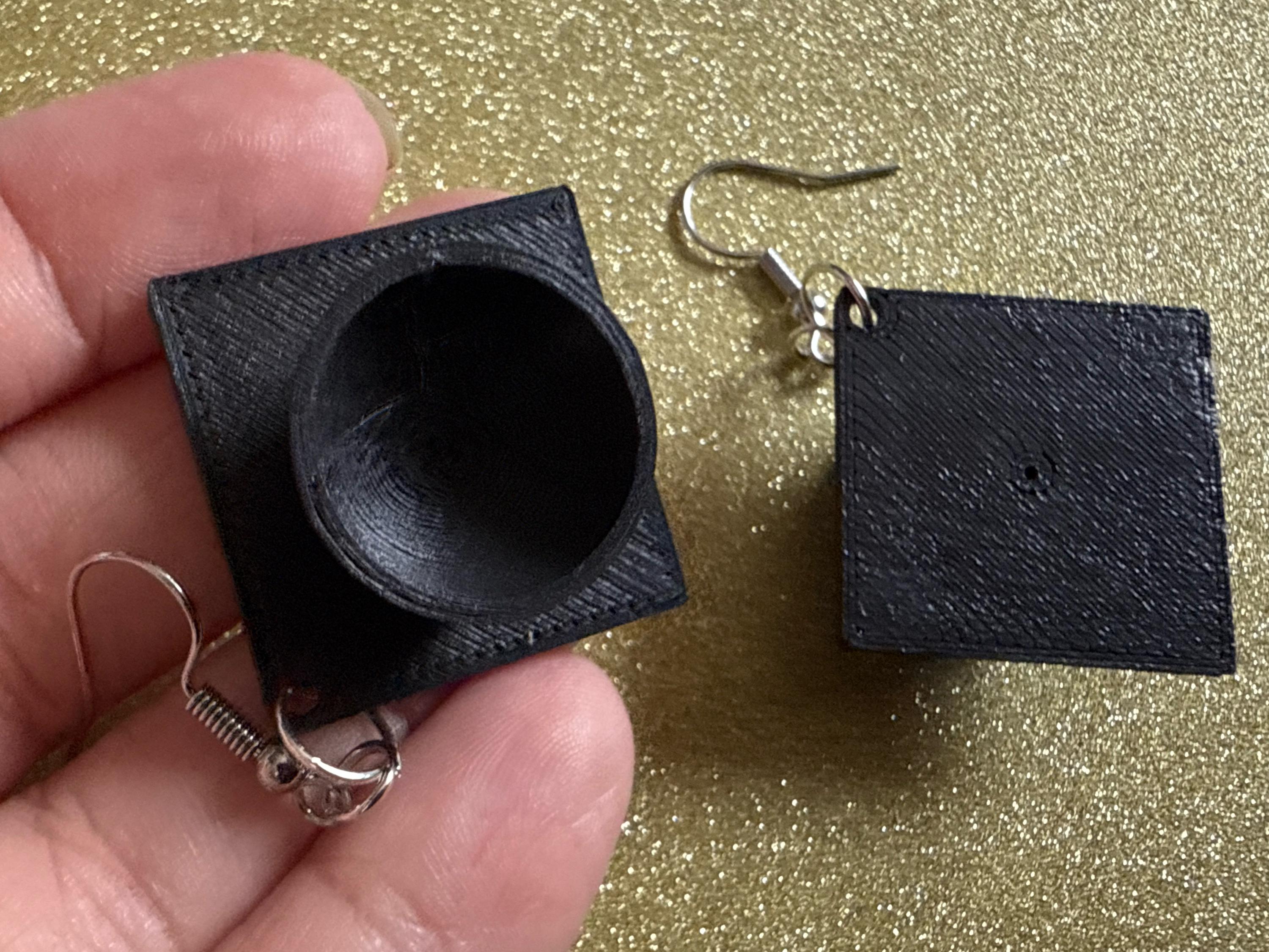 Graduation Hat Earrings: 3D Printed Earrings, Teacher, Student ...