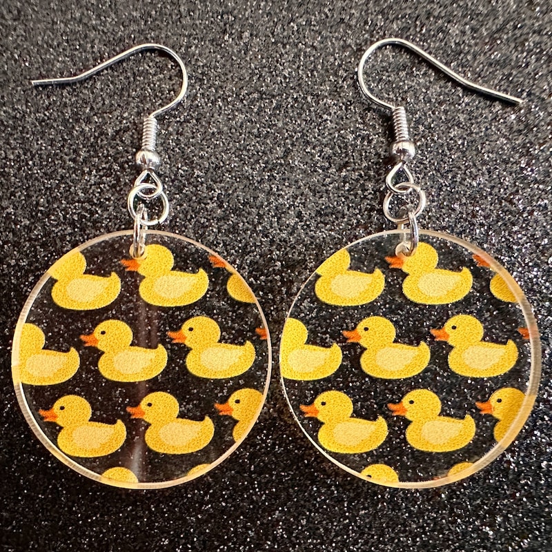 Duck Earrings - Etsy
