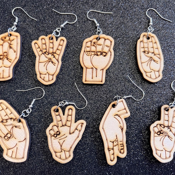 Earrings With Words - Etsy