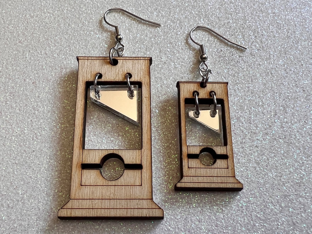 Guillotine Earrings: Halloween, Scary, Horror, Execution, Death ...