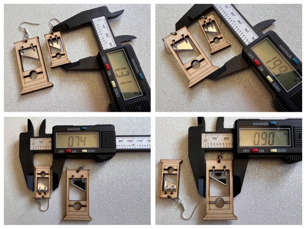 Guillotine Earrings: Halloween Scary Horror Execution - Etsy