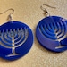 Menorah Earrings: Laser Cut Acrylic Menorahs Hanukkah Jewish - Etsy