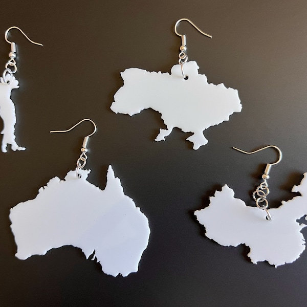 Country Earrings - Etsy