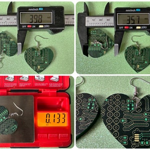 Computer Chip Earrings: Laser Cut Acrylic Tech Earrings, Techy, Green ...