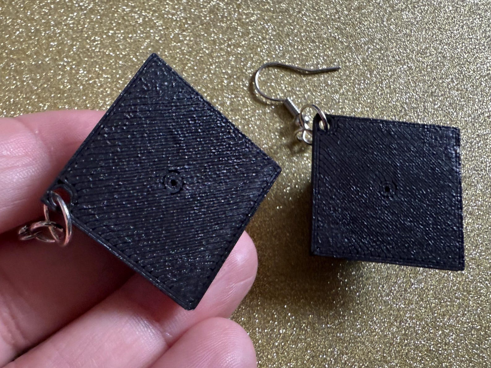 Graduation Hat Earrings: 3D Printed Earrings, Teacher, Student ...