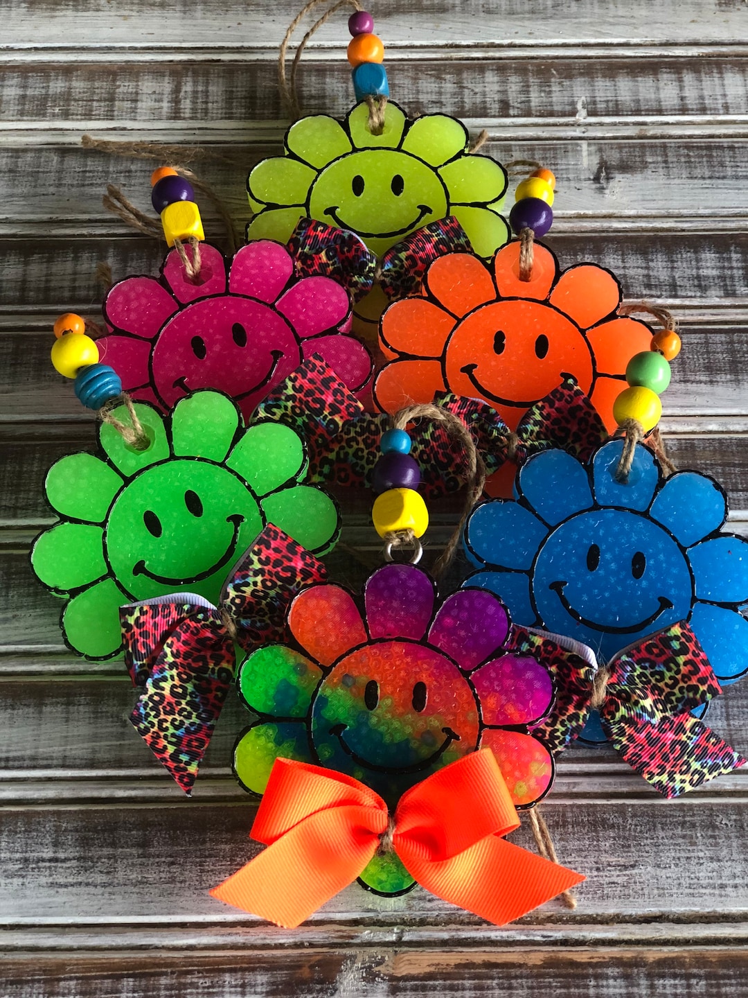 Retro Flower Freshie, Car Freshie, Smile Freshie, Sunflower Freshie - Etsy