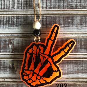 Skeleton Peace Sign Freshie, Skeleton Hand, Car Freshies - Etsy