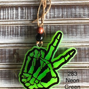 Skeleton Peace Sign Freshie, Skeleton Hand, Car Freshies - Etsy