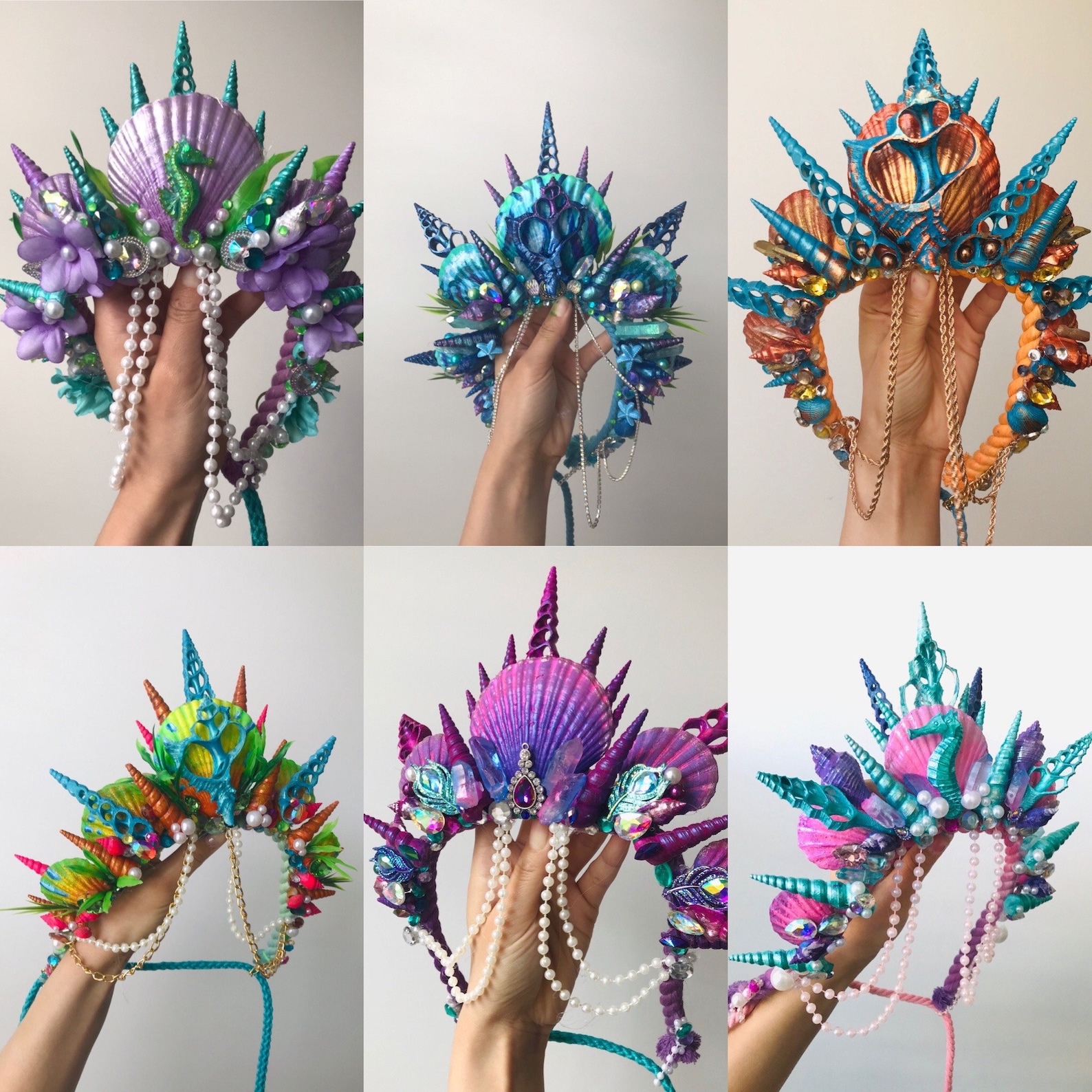 Custom Spiky Premium Mermaidazzle Crown - Etsy