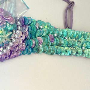 Custom Full Shell/scale Sequin Bra - Etsy