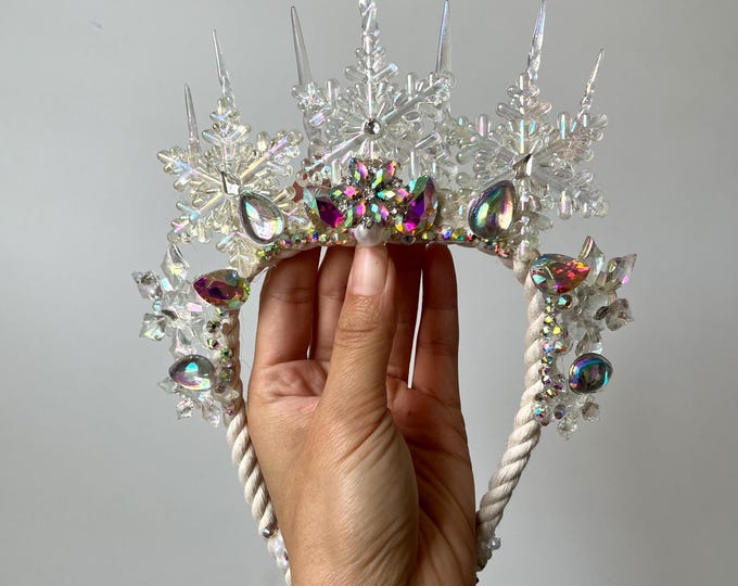Adult Ice Snow Queen Crown (winter Fairy) - Etsy