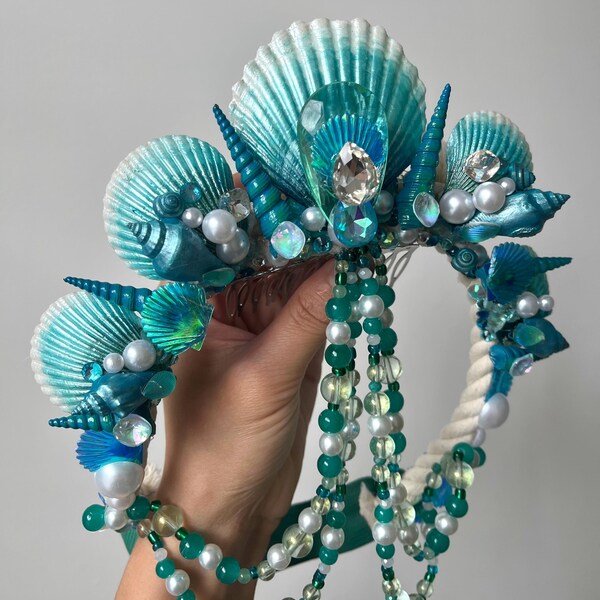 Waterproof Mermaid Crown - Etsy