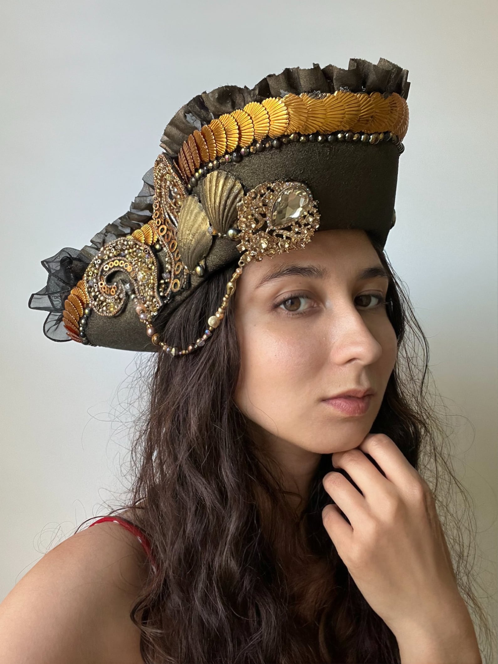 Custom Lux Mermaid Pirate Hat - Etsy