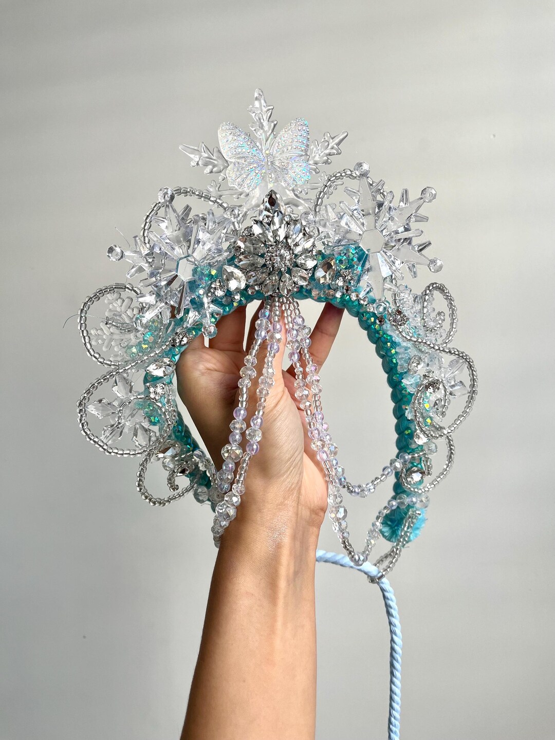 Readymade Adult Ice Snow Queen Crown (winter Elsa) - Etsy
