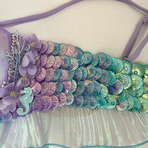 Custom Full Shell/scale Sequin Bra - Etsy